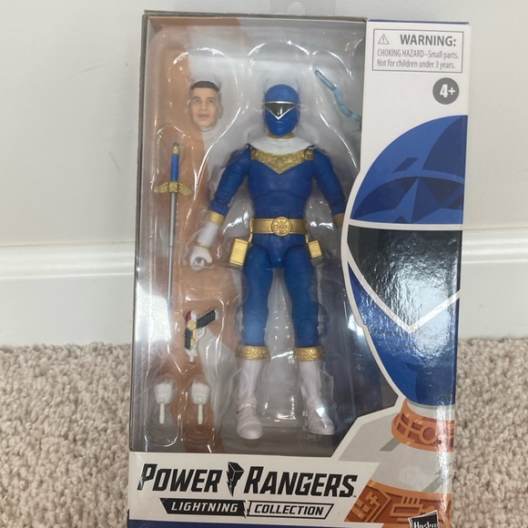 Hasbro | Toys | Rare Power Ranger Blue | Poshmark